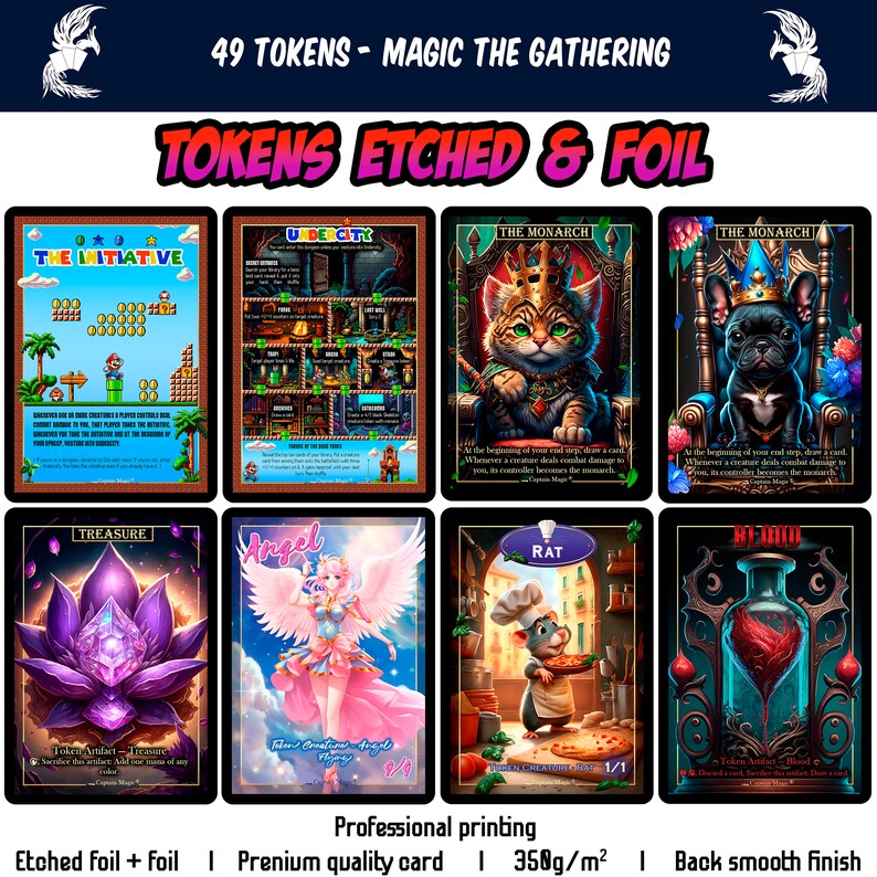 Pick 11 Tokens of Your Choice Lot De 11 Tokens MTG Magic the Gathering ...