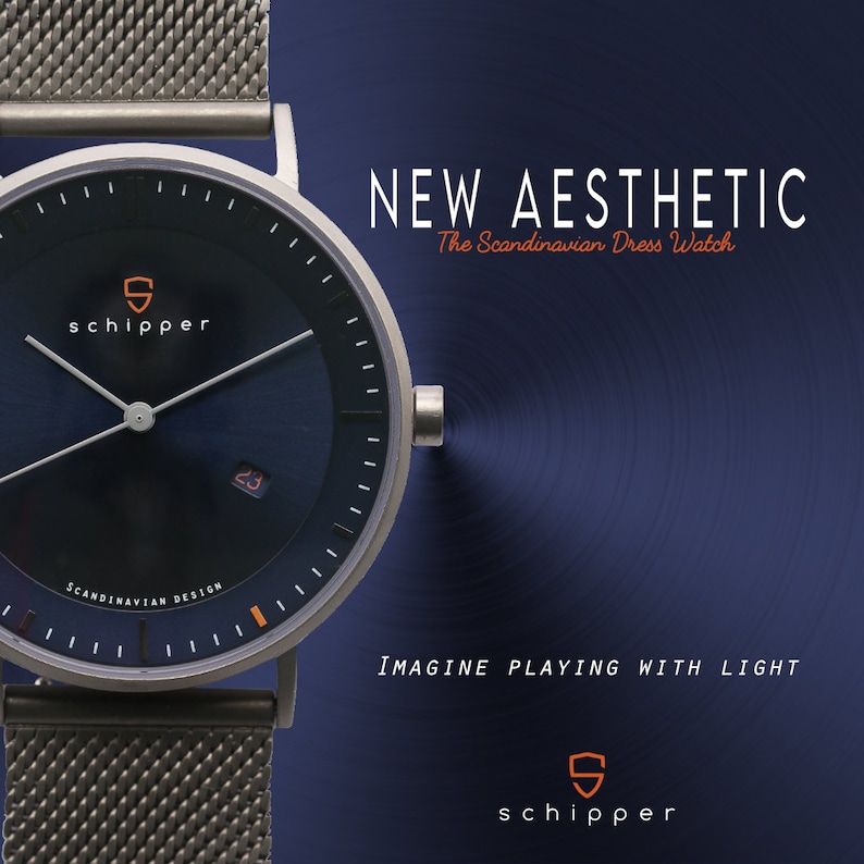 Schipper NEW AESTHETIC Midnight Blue Orange LIMITED - Etsy