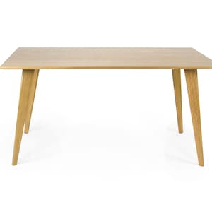 Wooden Desk, Artisan Solid Oak Wood Desk, Computer Desk, Home Office ...