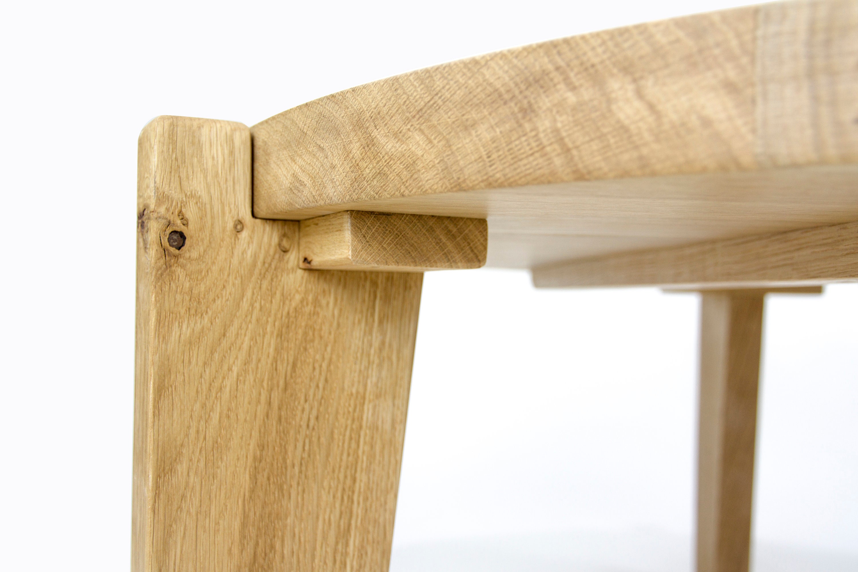 K. Table Artisan Solid Coffee Table Round Table Oak - Etsy