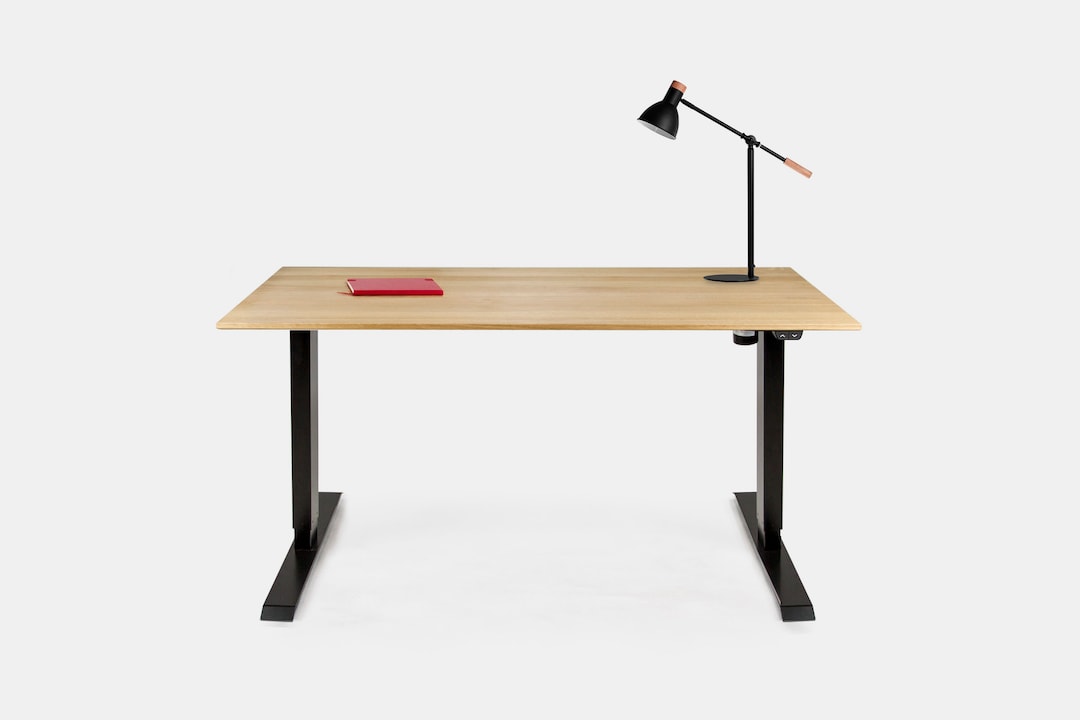 Simple / Oak Standing Desk, Electric Desk, Simple, Computer Desk - Etsy