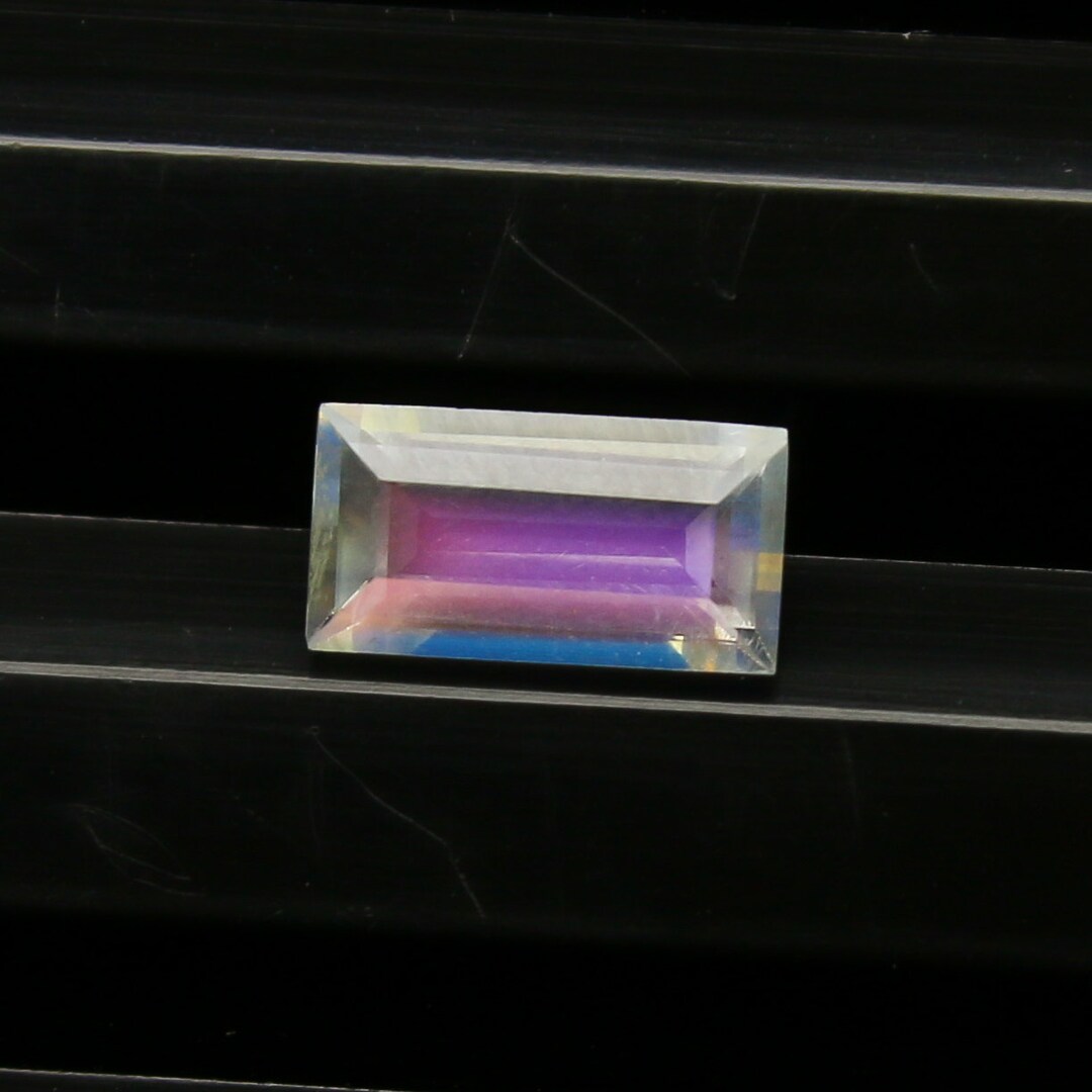 Natural Rare Purple Fire Rainbow Moonstone 0.48 Carat 6.8x3.6 MM ...