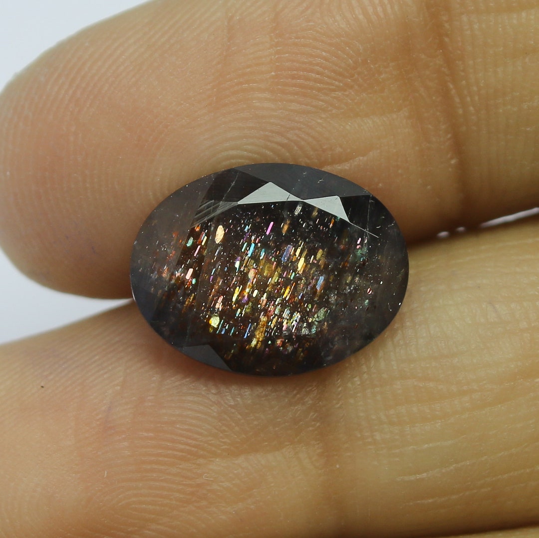 Natural Rare Bloodshot Iolite 4.43 Carat 12.7x9.7 MM Oval Shape Faceted Gemstone - Etsy