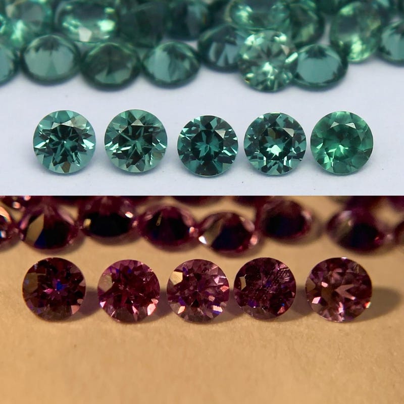 Color Change Garnet - Etsy