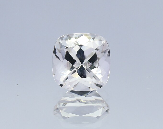 Natural Rare Achroite Tourmaline (white Tourmaline) 1.27 Carat 6.5x6.5 ...