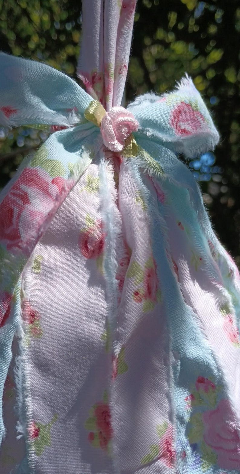 Tassel - Blooming Bows and Roses Tassel, Shabby Chic Tassel, Prairie ...