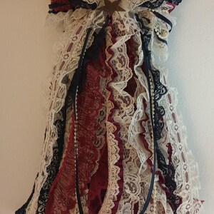 Luxury Edition Primitive Lace Bows,rustic Bow,shabby Chic, Americana ...