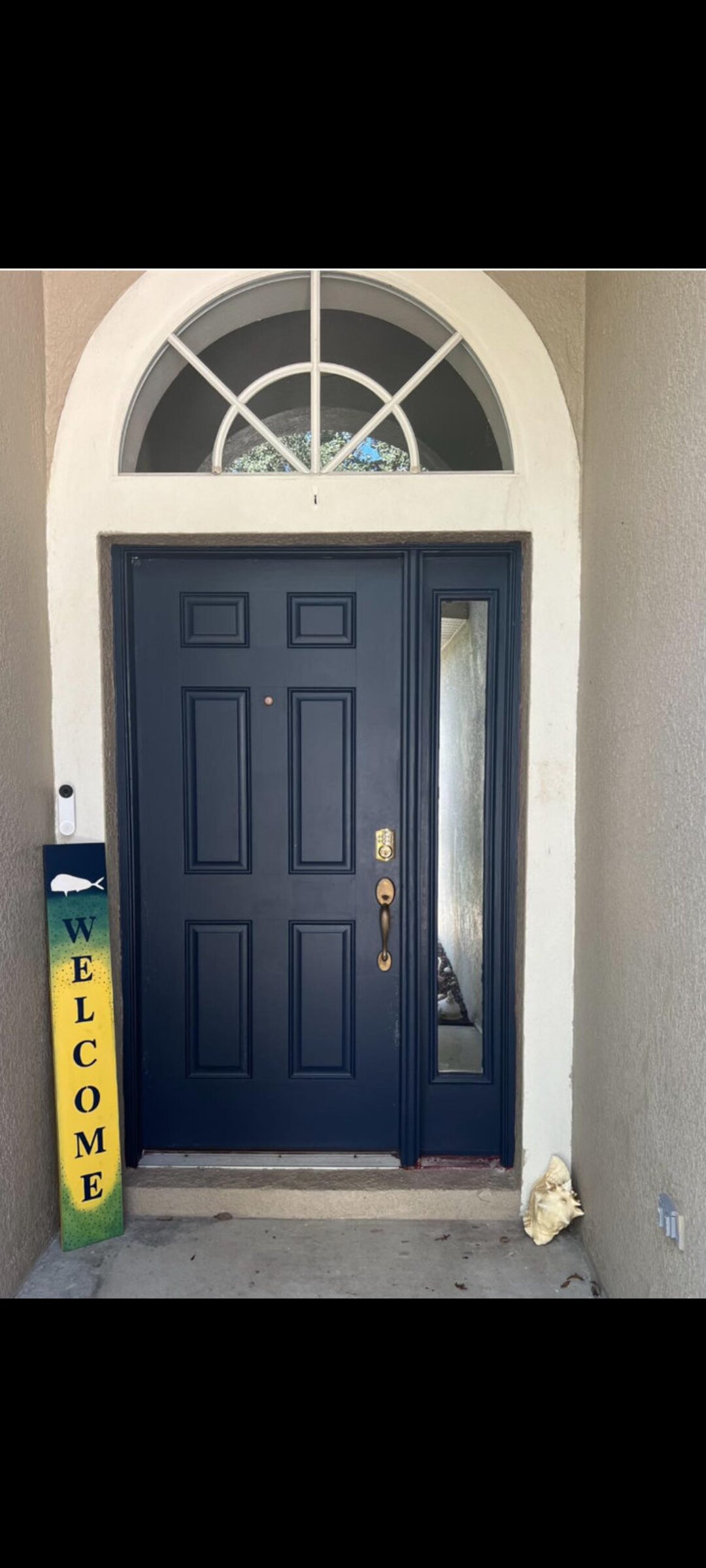 Coastal Mahi-mahi Welcome Sign Porch Lean, Porch Decor, Entryway Decor ...