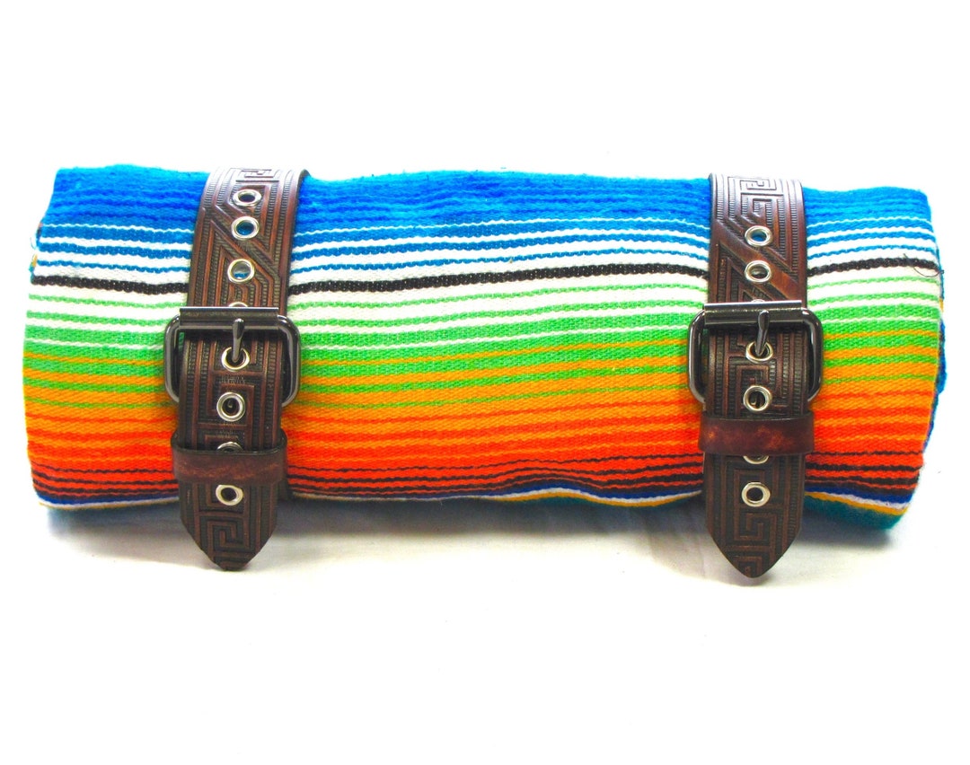 Leather Blanket Roll/ Motorcyle Blanket Carrier/bedroll/serape - Etsy