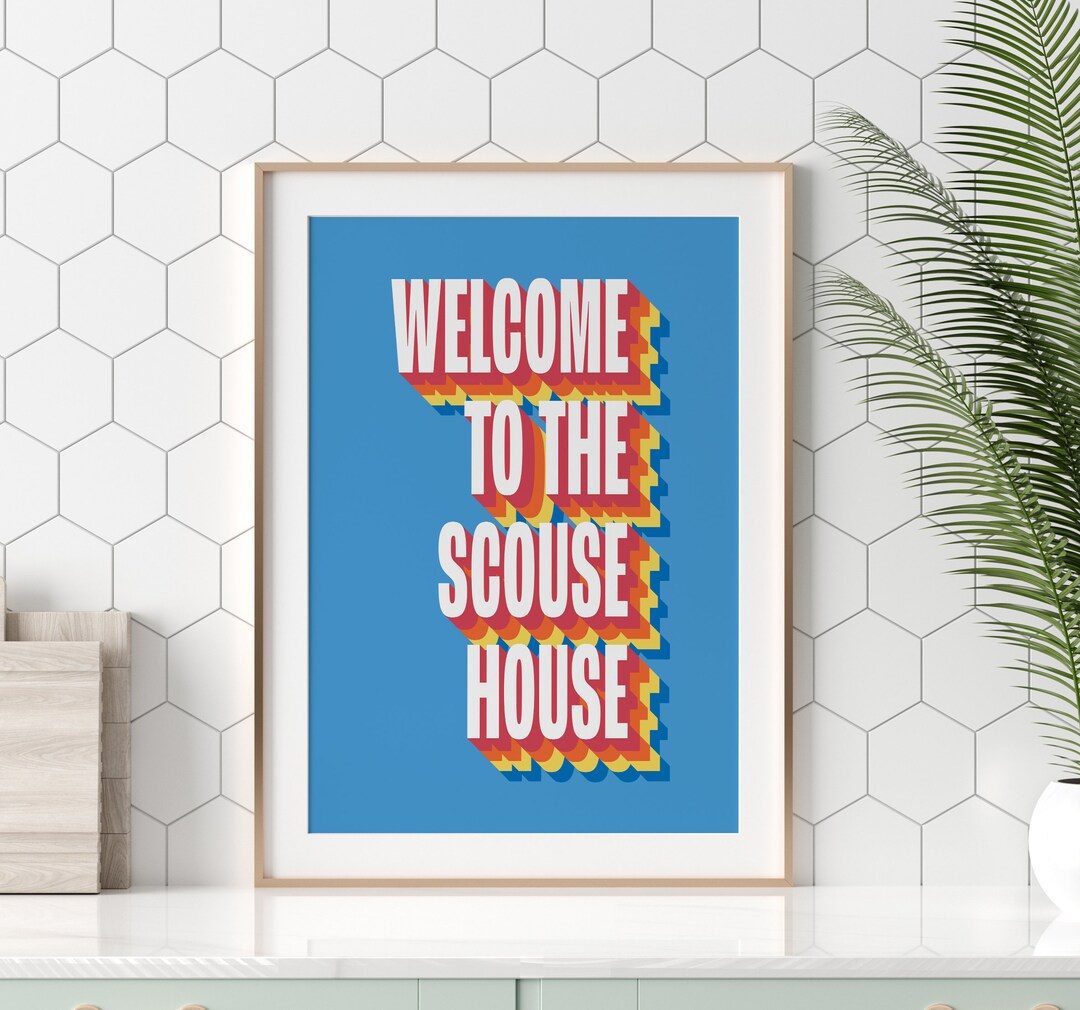 Scouse House Print - Etsy UK