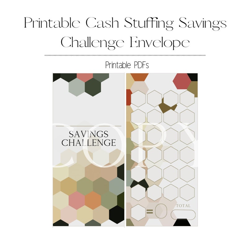 Cash Envelopes Printable, Cash Envelope System, Editable Savings ...