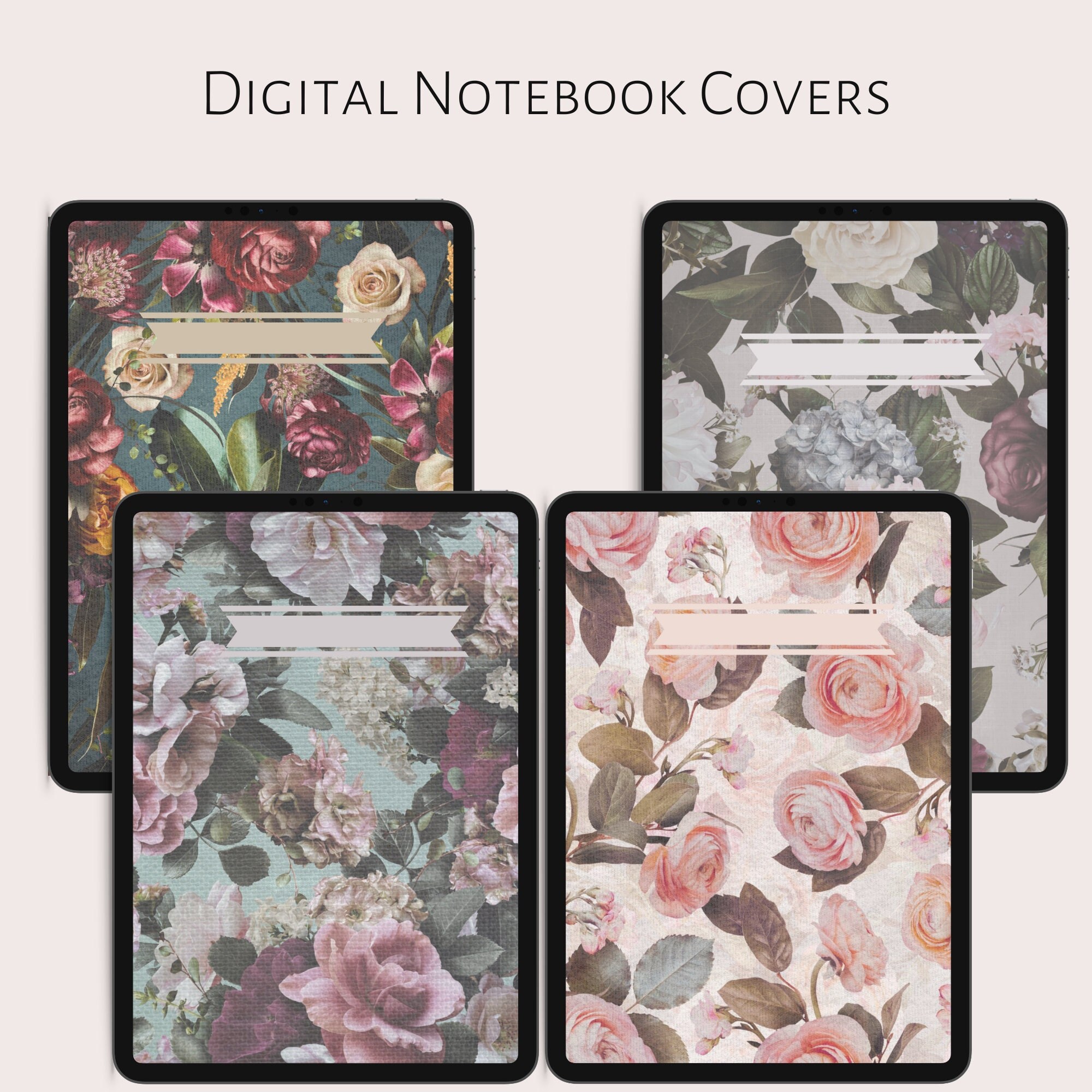 Digital Notebook Covers Goodnotes Notebook Covers Notability - Etsy