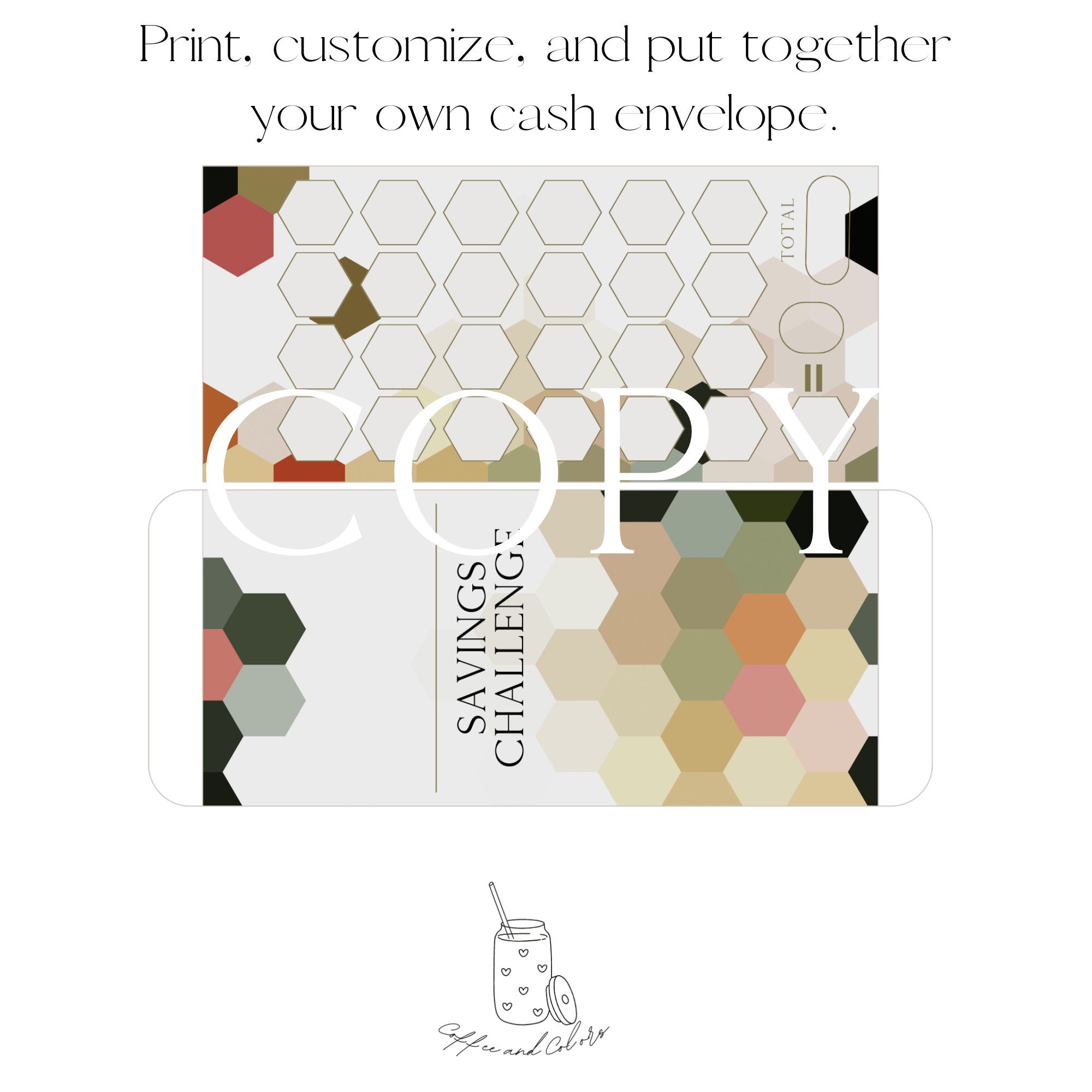 Cash Envelopes Printable, Cash Envelope System, Editable Savings ...