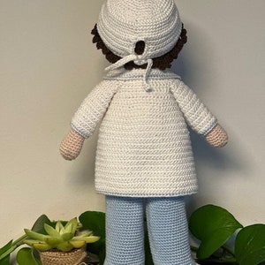 Doctor and Nurse Crochet Doll Pattern - English - Spanish - French ...