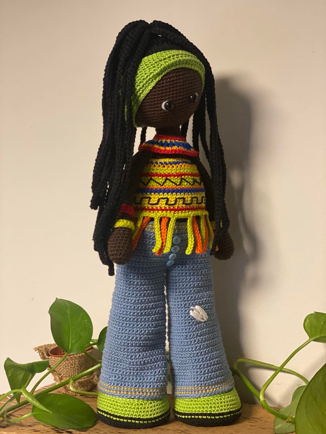 Crochet Pattern Doll Zahra - Amigurumi - African American Girl - Black ...