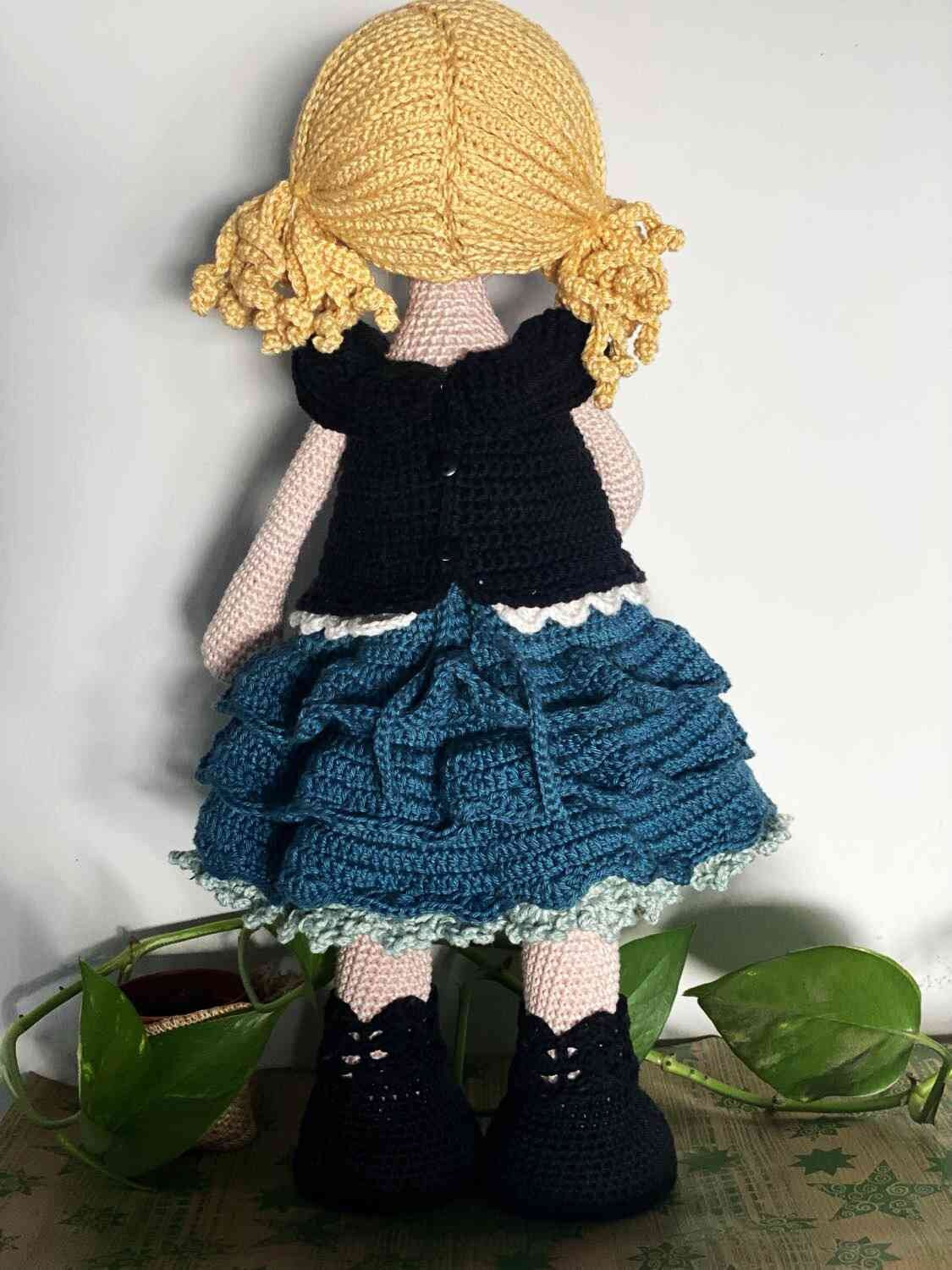 Crochet Pattern Doll Rose - Amigurumi - English - Spanish - French ...