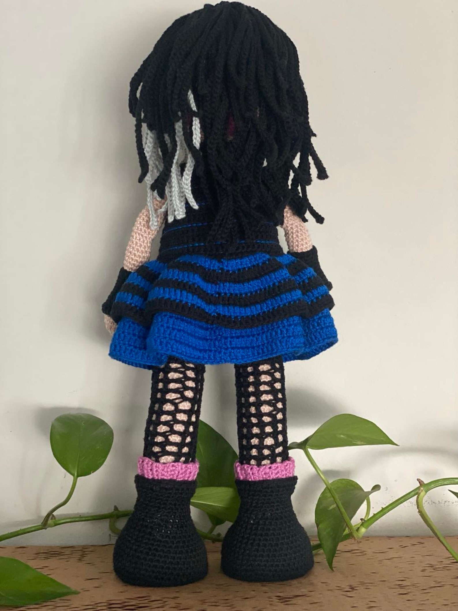 Crochet Pattern Doll Midnight - Punk Rock Doll - Amigurumi - English ...