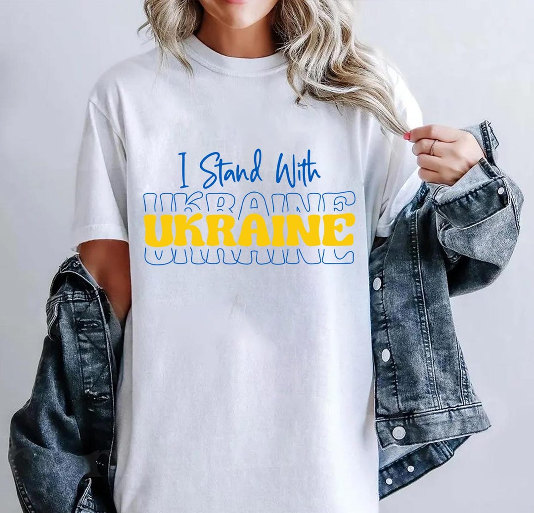 I Stand With Ukraine PNG SVG, Support Ukraine Png Svg, Pray for Ukraine ...