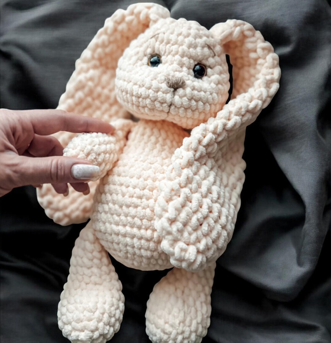 Crochet Pattern Bunny, Amigurumi Easter Plush Bunny Tutorial, Crochet ...