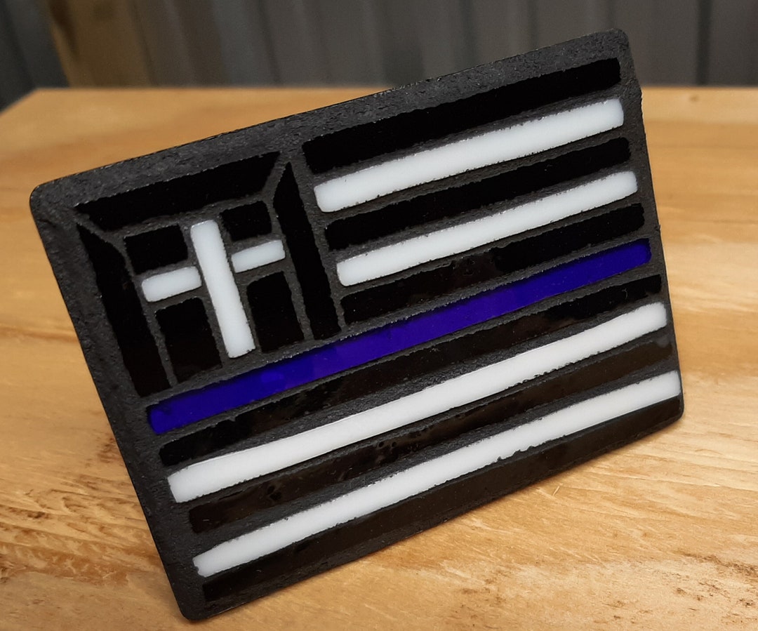 Mini Thin Blue Line Flag - Etsy