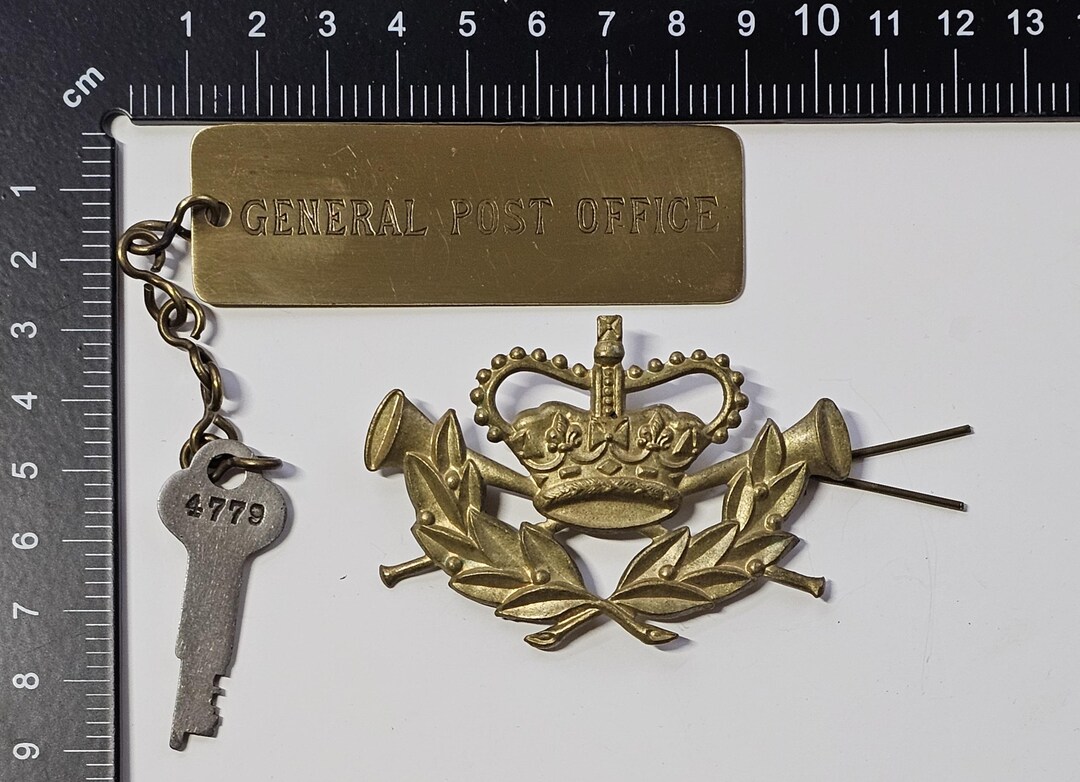 General Post Office (GPO) Hat Badge, Key Ring and Money Box Key - Etsy