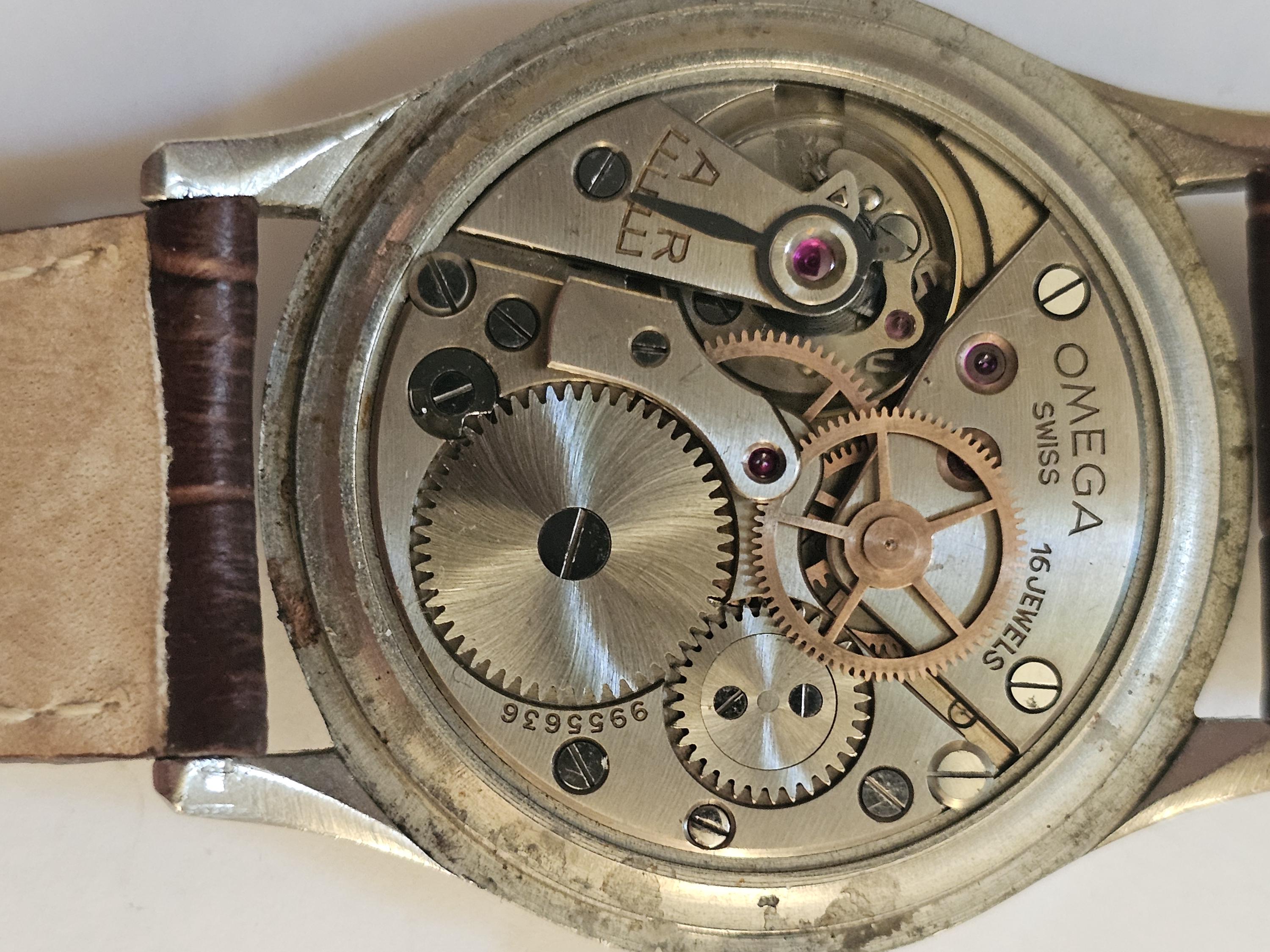 Very Fine and Rare Omega 2256-2 30T2SC, Stainless Steel Oversize ...