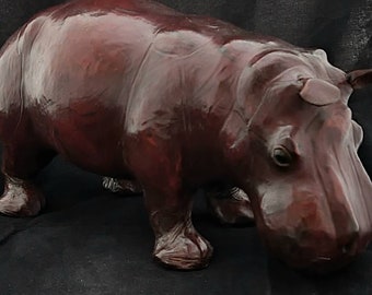 Leather Hippo - Etsy
