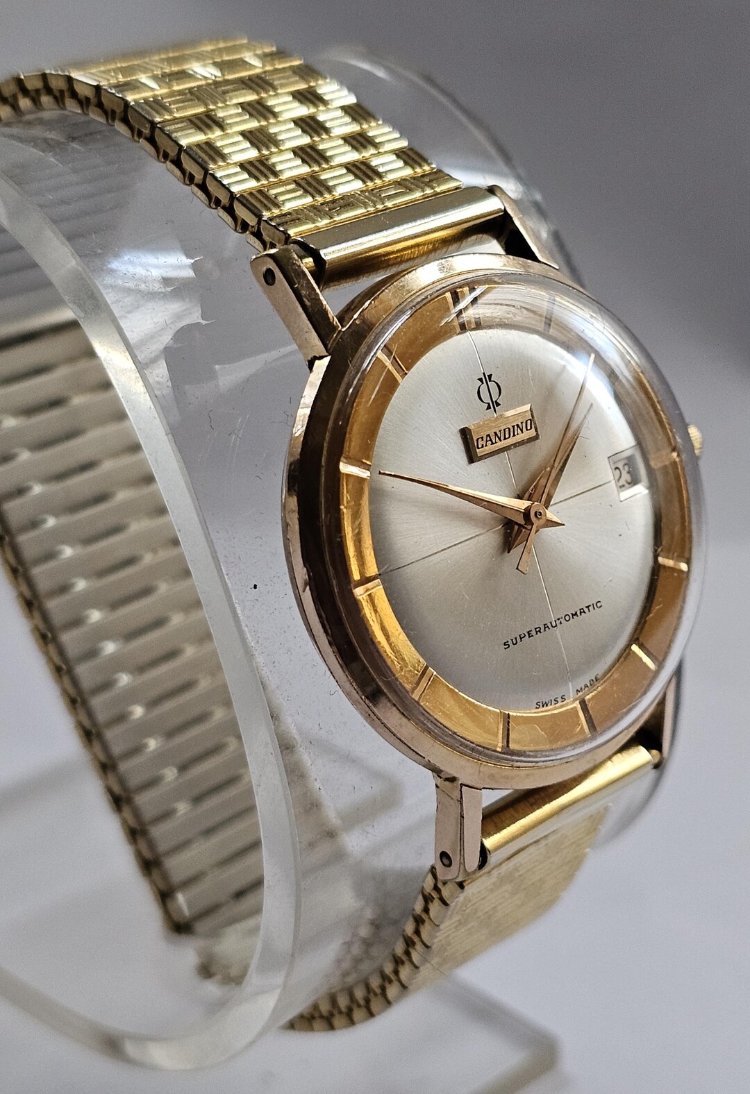 Vintage Candino Superautomatic Wristwatch, 25 Jewel ETA 2452 Movement ...