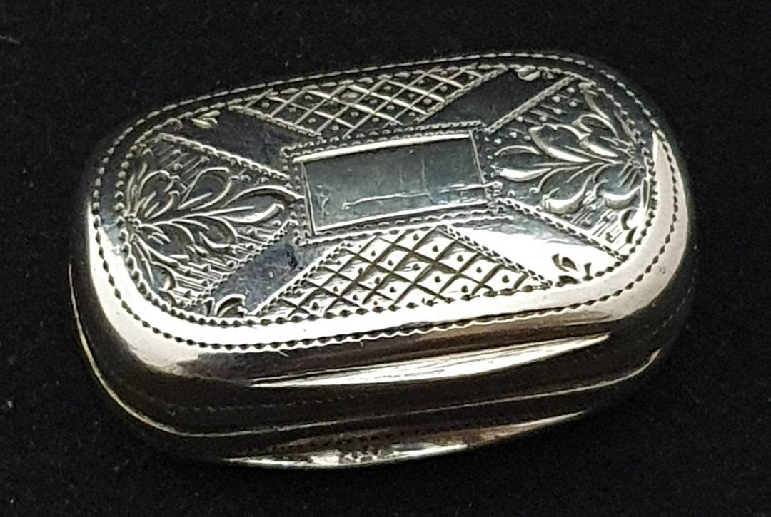 George III Silver Vinaigrette, T Simpson & Son, 1817 - Etsy