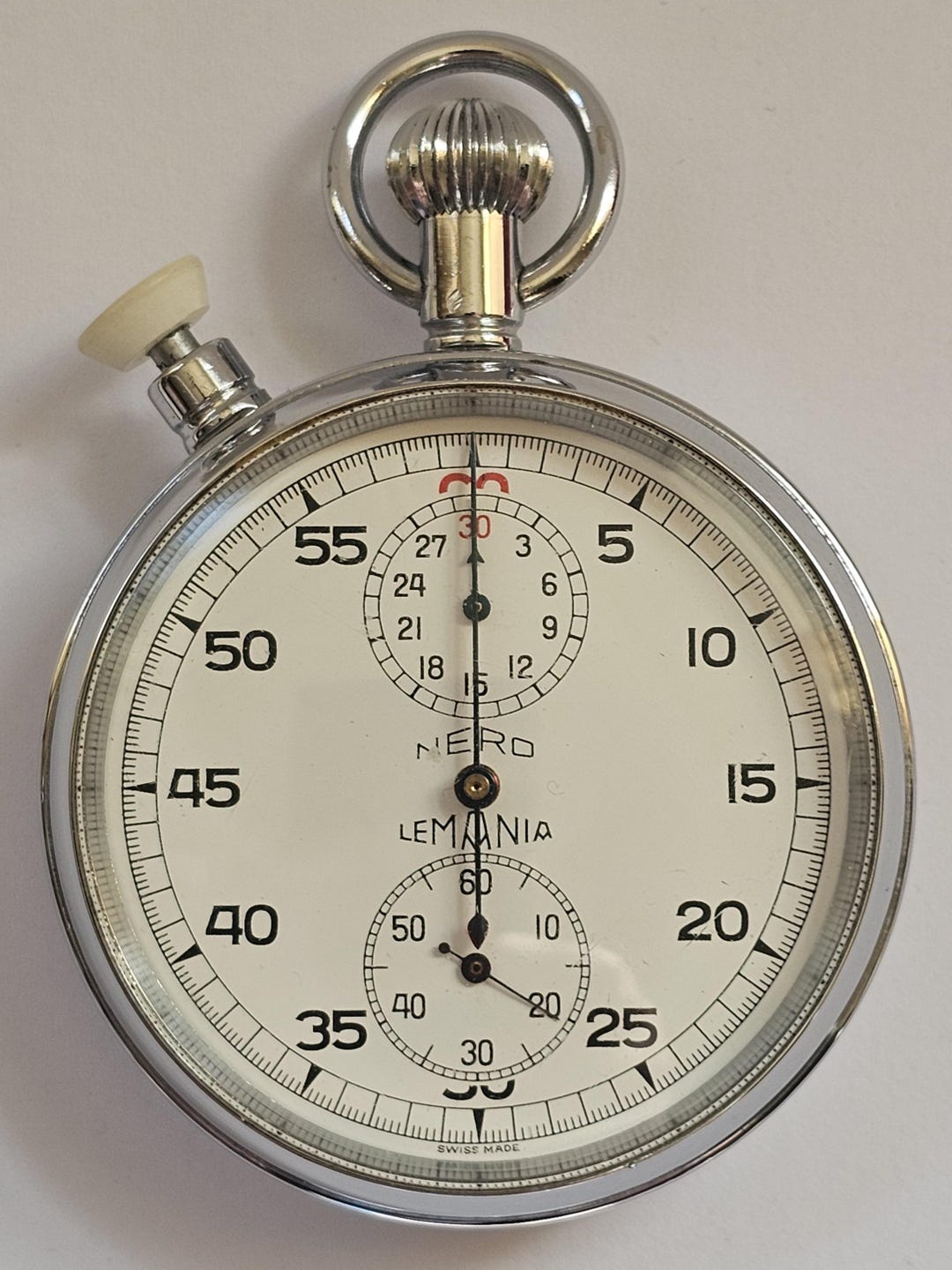 British Army Issue Lemania "nero" LWO 1900 Rattrapante (or Split ...