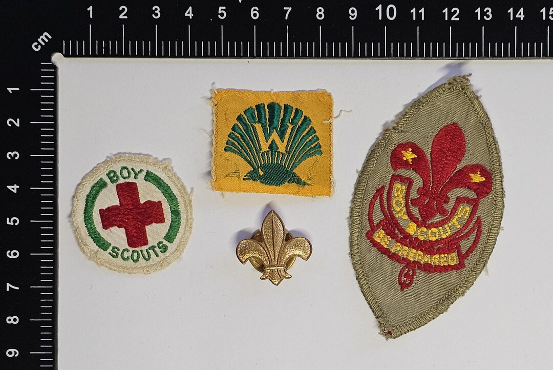 Vintage Boy Scout Badges and Lapel Pin, Pre-wwii, Including. Ambulance ...