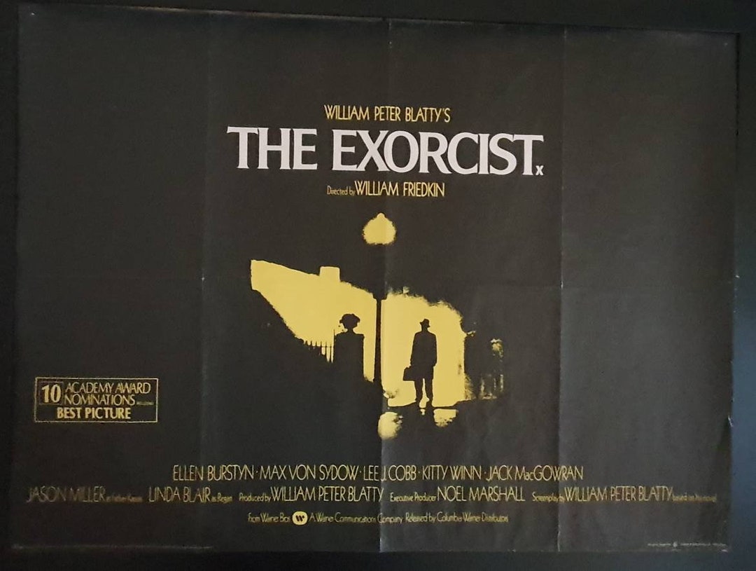 Original Quad Poster, the Exorcist, 1973, UK Print (yellow) - Etsy