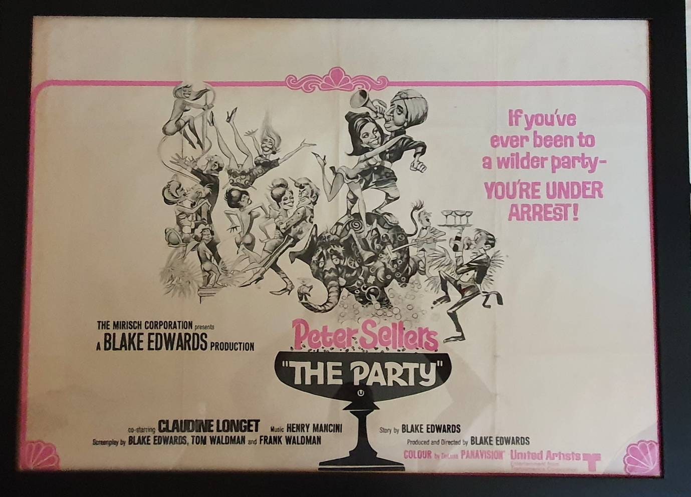 Peter Sellers The Party Poster