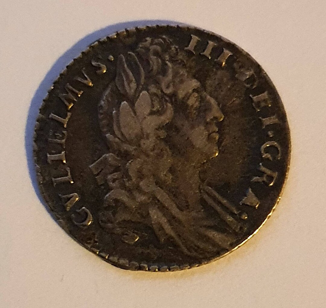 William III Silver Sixpence, 1697, English Milled Coin - Etsy