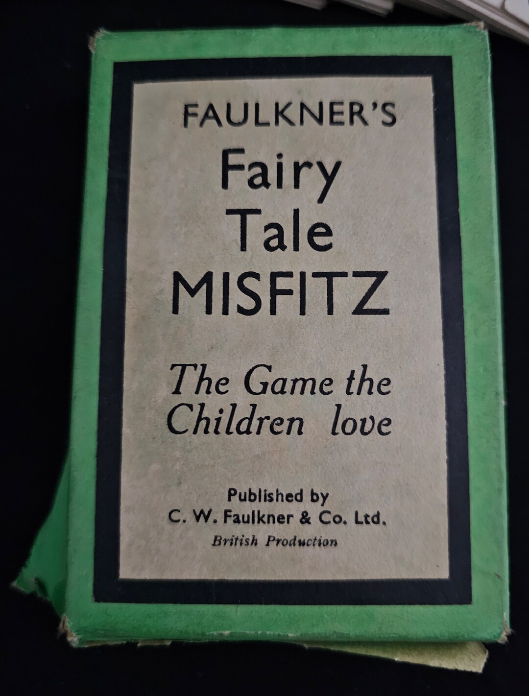 Faulkner's Fairy Tale Misfitz Playing Cards, Circa 1920 - Etsy