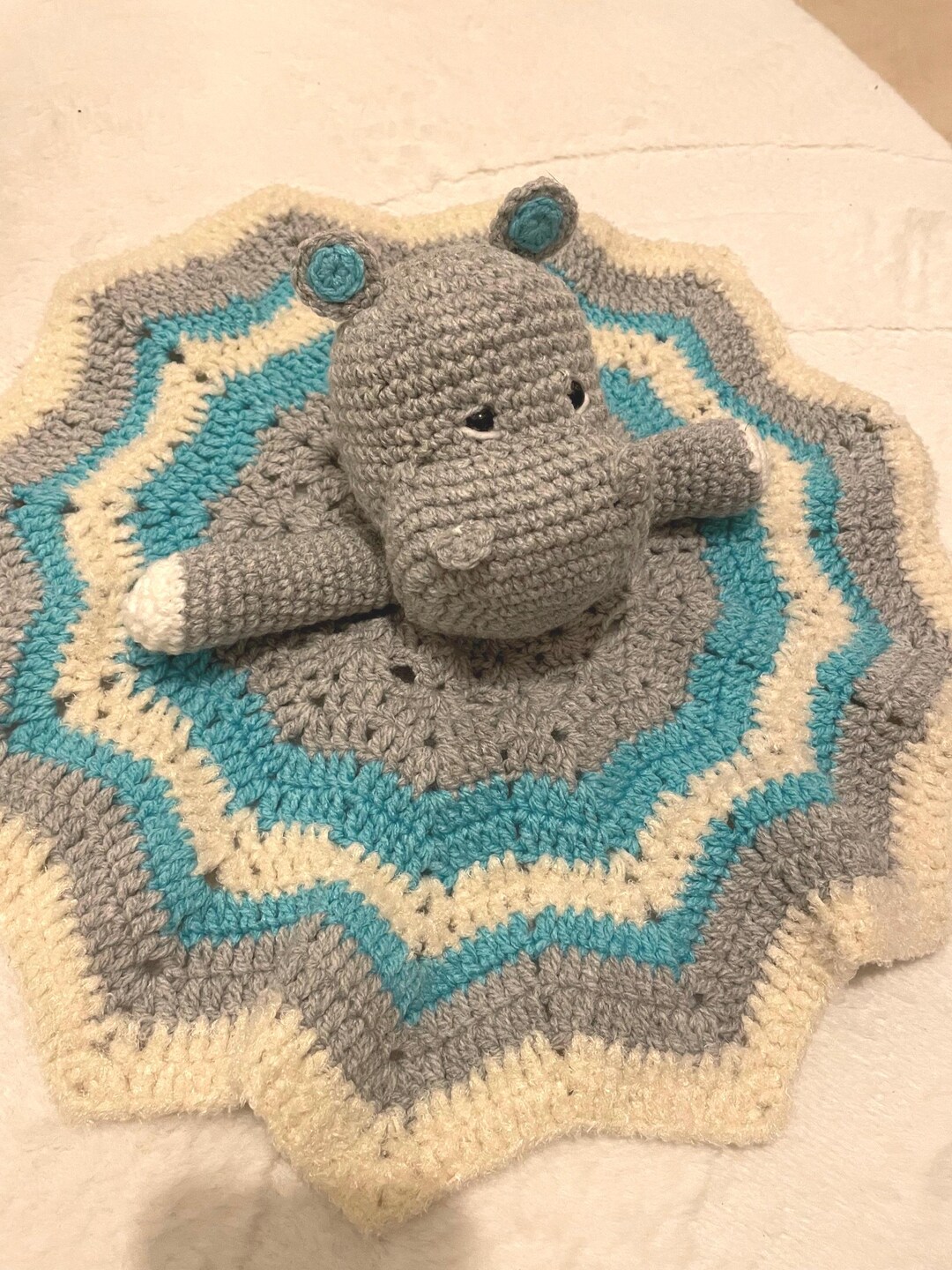 Flat Hippo Comforter - Etsy