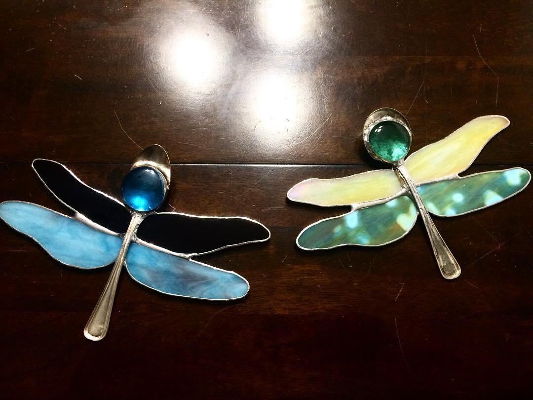 Vintage Spoon Dragonflies and Butterflies - Etsy