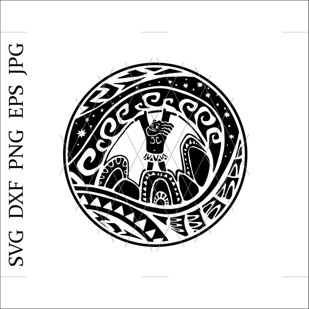 Maui svg Maui haak svg Moana svg Vaiana svg Hei Hei svg - Etsy Nederland