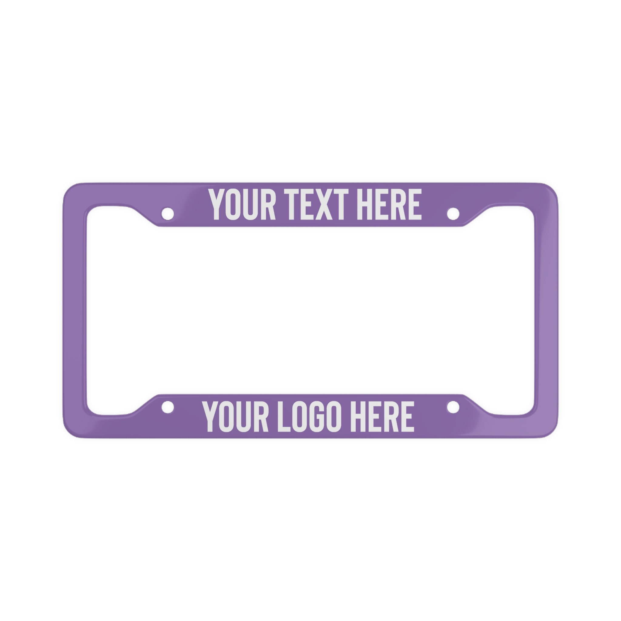 Personalized Text License Plate Frame, Custom Car Plate Frame Your Own ...
