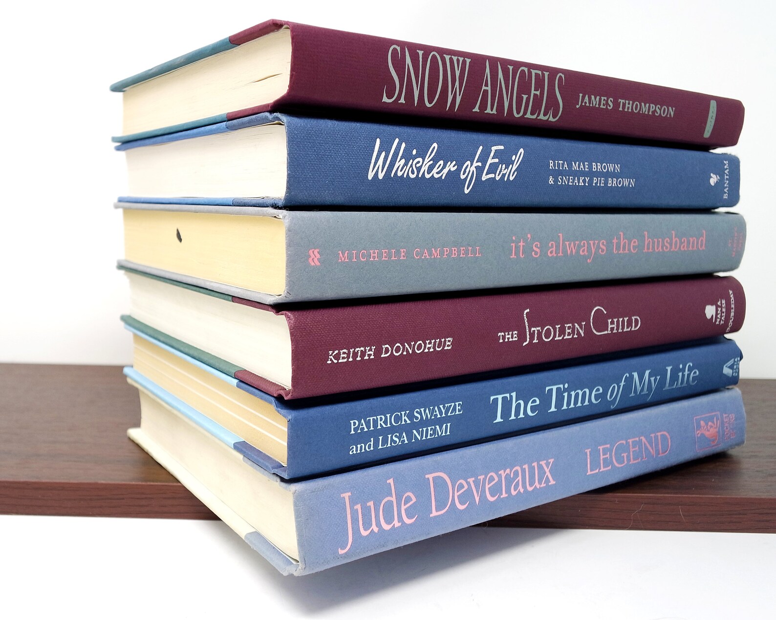 50% off SALE Blue & Maroon Decorative Books for Home Decor - Etsy