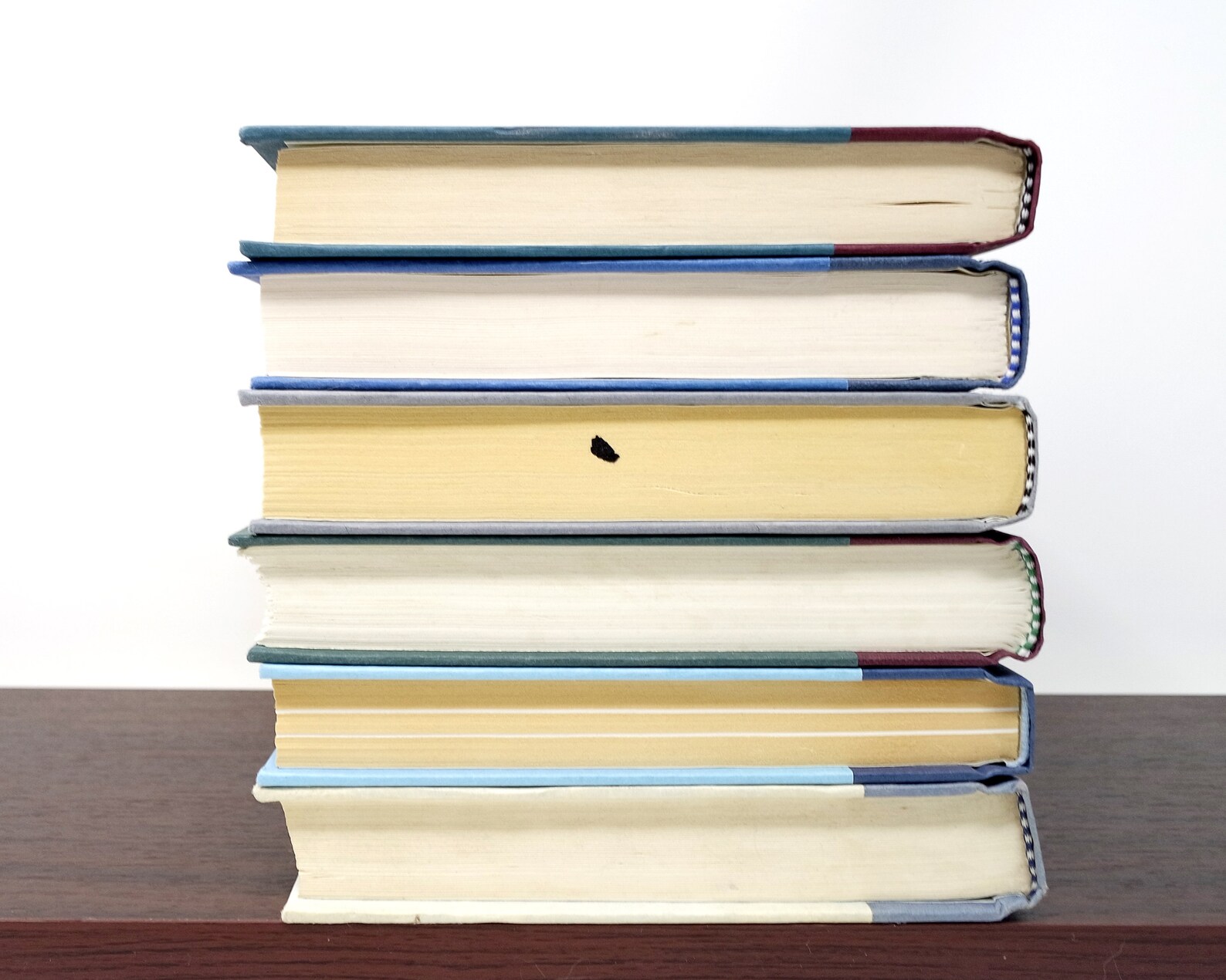 50% off SALE Blue & Maroon Decorative Books for Home Decor - Etsy