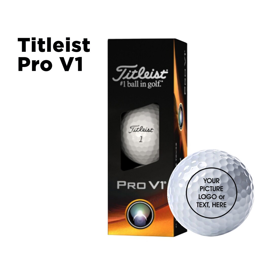 FREE SHIPPING New Titleist Pro V1 Custom Design Golf Balls Personalized ...