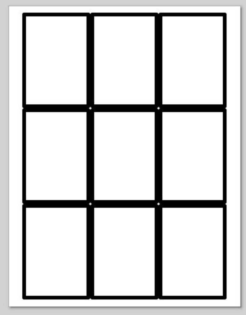 Card Game Template - Etsy