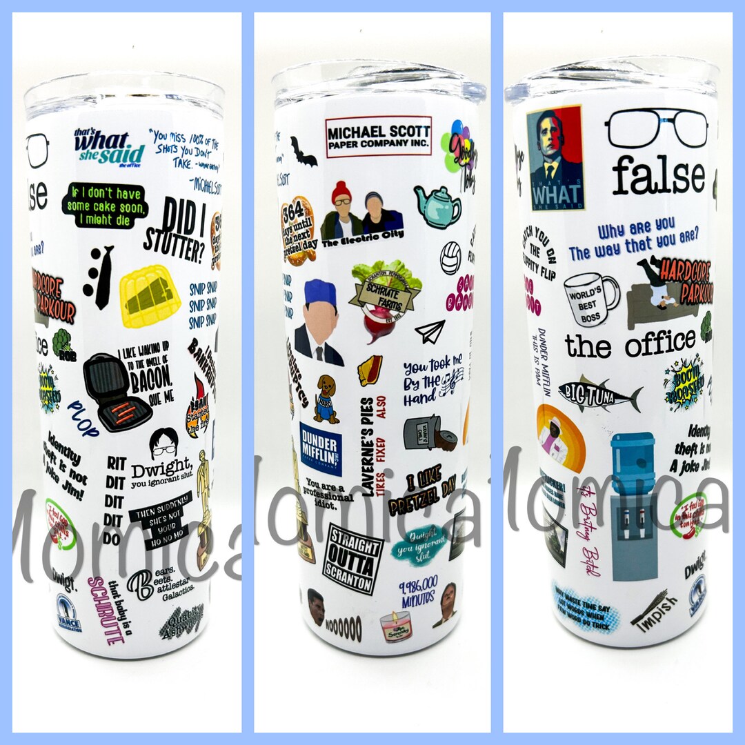 The Office Ultimate Fan Cup | the Office Tv Tumbler | Dunder Mifflin ...