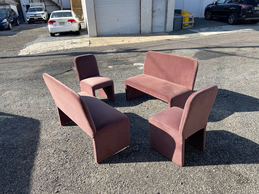 Vintage DIA Waterfall Benches and Chairs - Seating for 6 - Etsy