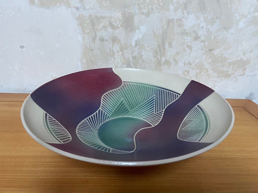 Wayne Bates Studio Pottery Bowl - Etsy