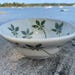 Hand Painted Leaf Pottery Bowl - Etsy