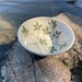 Hand Painted Leaf Pottery Bowl - Etsy