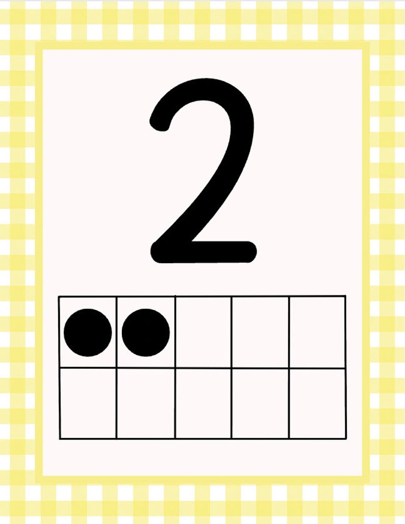 Farmhouse Numbers 0-10 Posters, Ten Frames, Back to School, Classroom ...