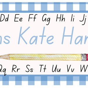 EDITABLE Farmhouse School Desk Name Plates, Back to School, Student ...